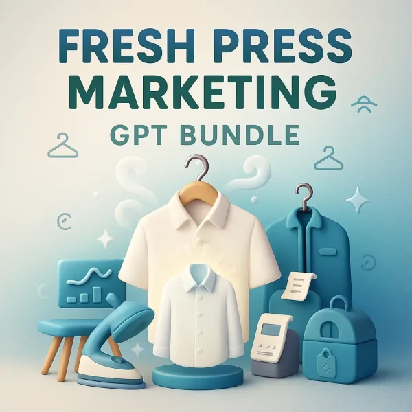 Fresh Press Marketing GPT Bundle for Dry Cleaner | Smart AI Hub